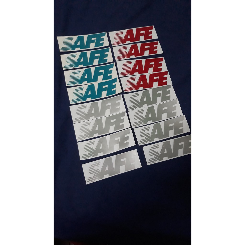 SAFE DECALS non reflectorized | Shopee Philippines