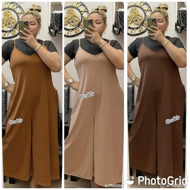 Plusize Jumpsuit With Inner XL-3XL | Shopee Philippines