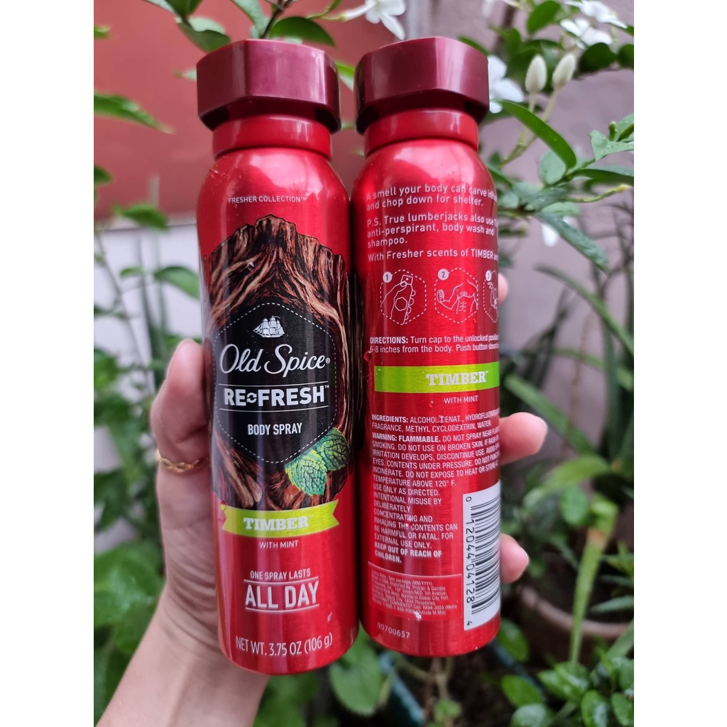 OLD SPICE BODY SPRAY 106g | Shopee Philippines