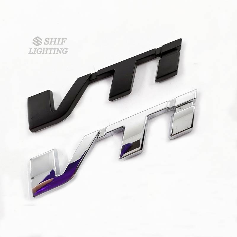 1 x Metal Small Size VTI Logo Letter Car Decorative Rear Trunk Emblem ...