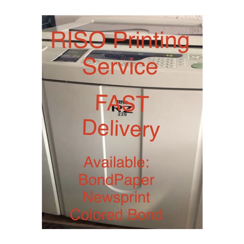 RISO Printing Services | Shopee Philippines