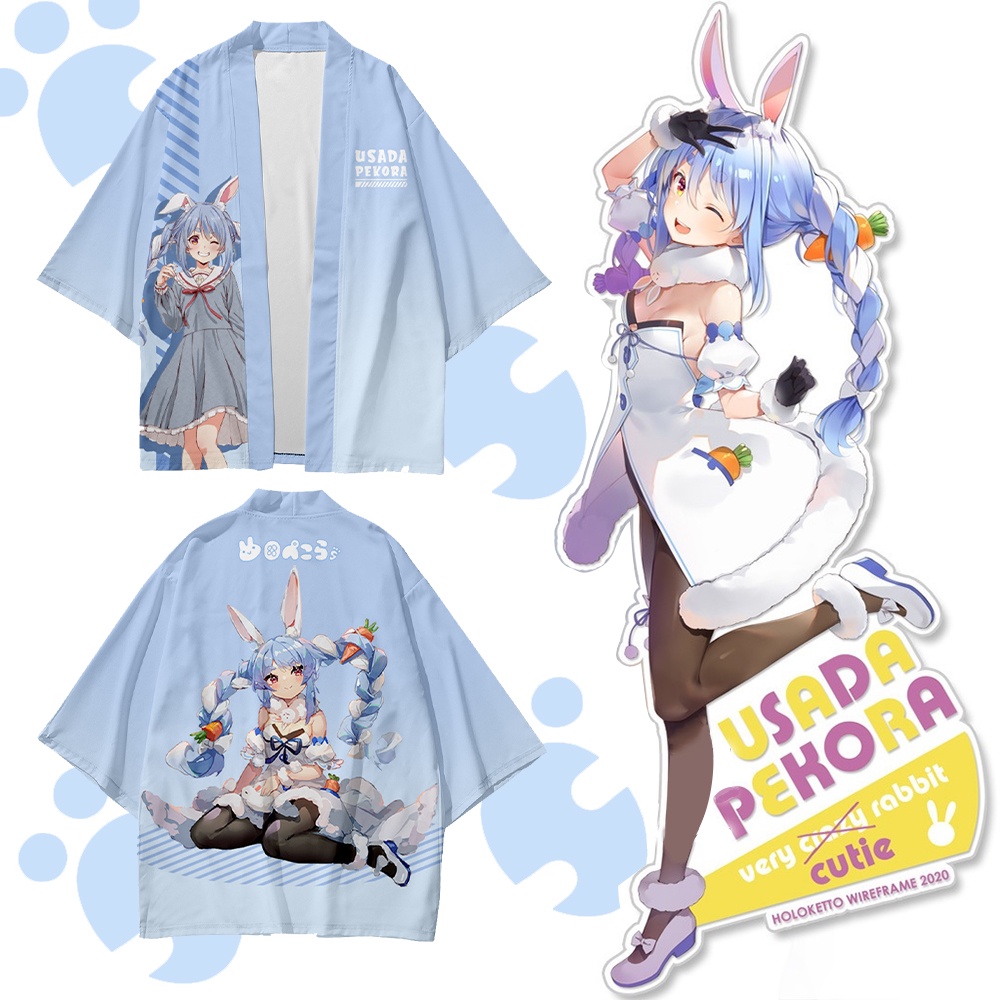 New Style hololive Rabbit Pekla Virtual Anchor Anime Costume Haori ...