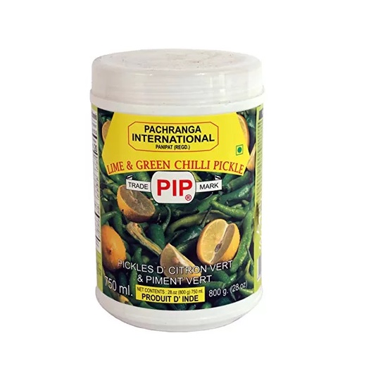PIP Green Chilli Pickle 800g (Pachranga brand, Imported from India ...