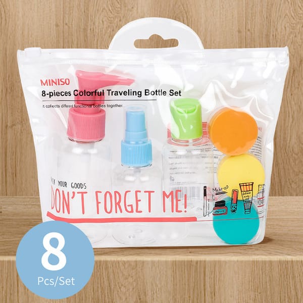Miniso Travel Kit/Travel Bottle Set | Shopee Philippines