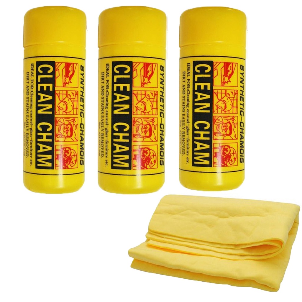 Set of 3pcs Cleaning Towel Clean Cham 43 x 32cm CJ-01 (Small) | Shopee ...