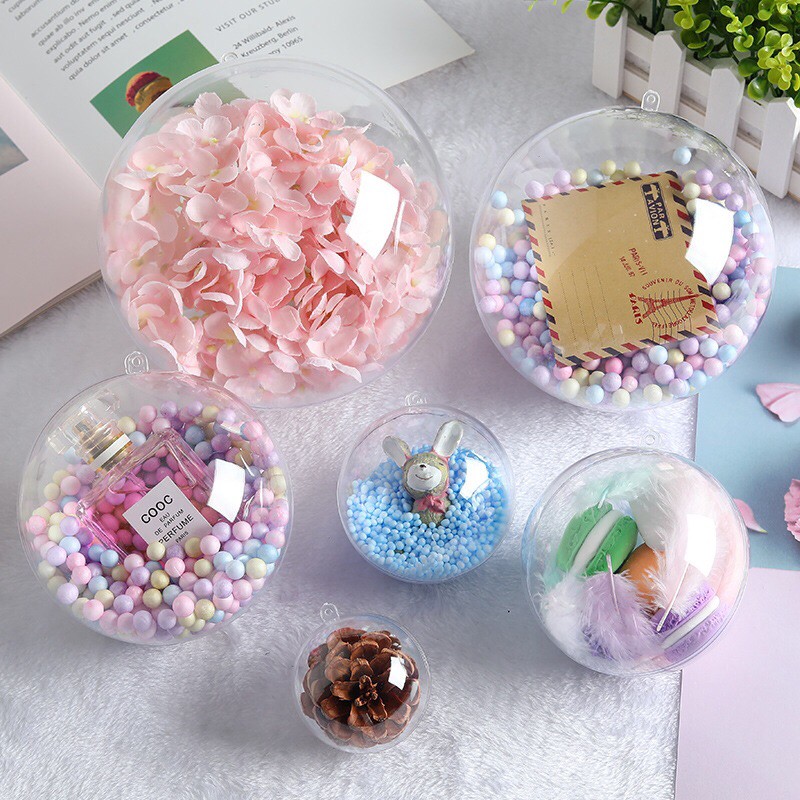 12-14cm Transparent Clear Acrylic Round Ball Candy Clear Bubble Ball ...