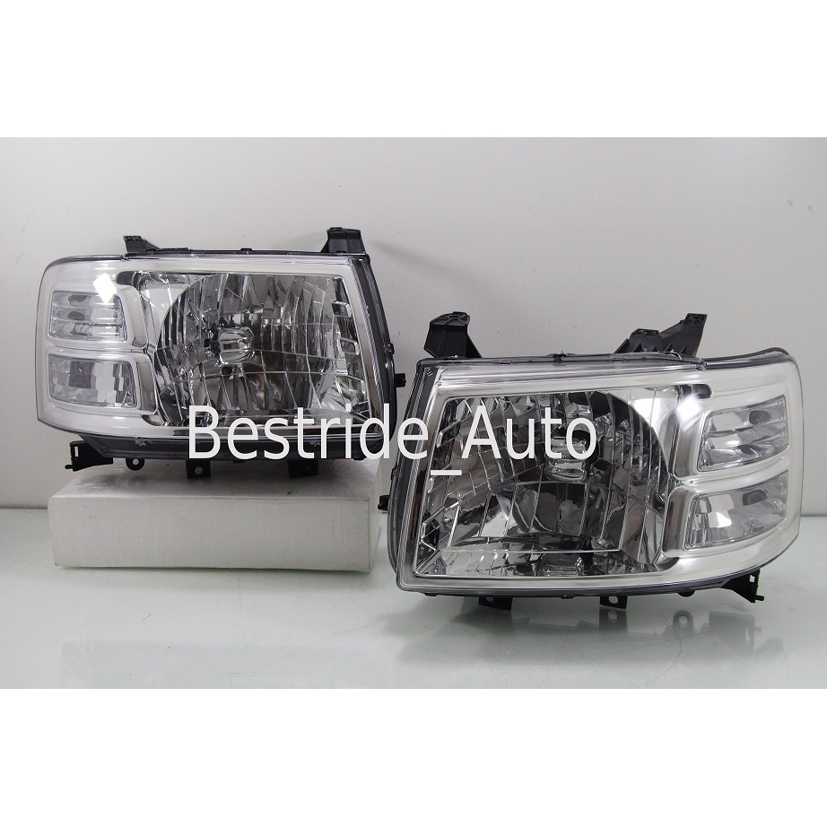 NEW Front Headlights Ford Ranger 2006-2009 Crystal Head Lamp Lights ...
