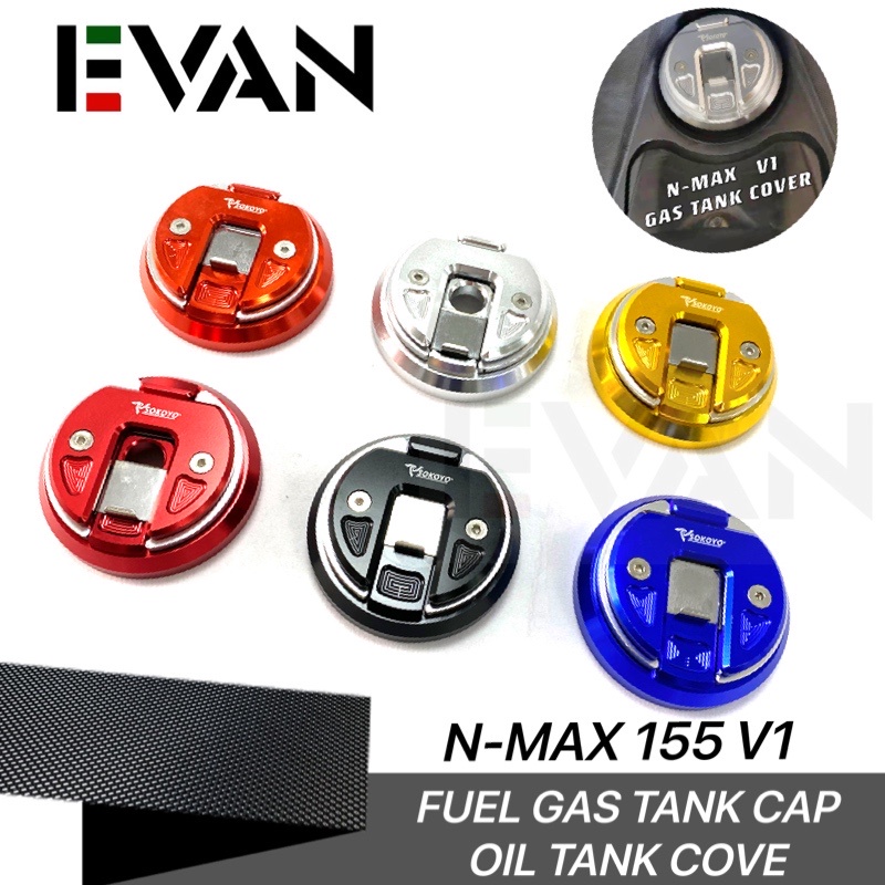 EVAN.SHOP For Sale Nmax 155 v1 Fuel Gas Tank Cap Oil Tank Cover CNC ...