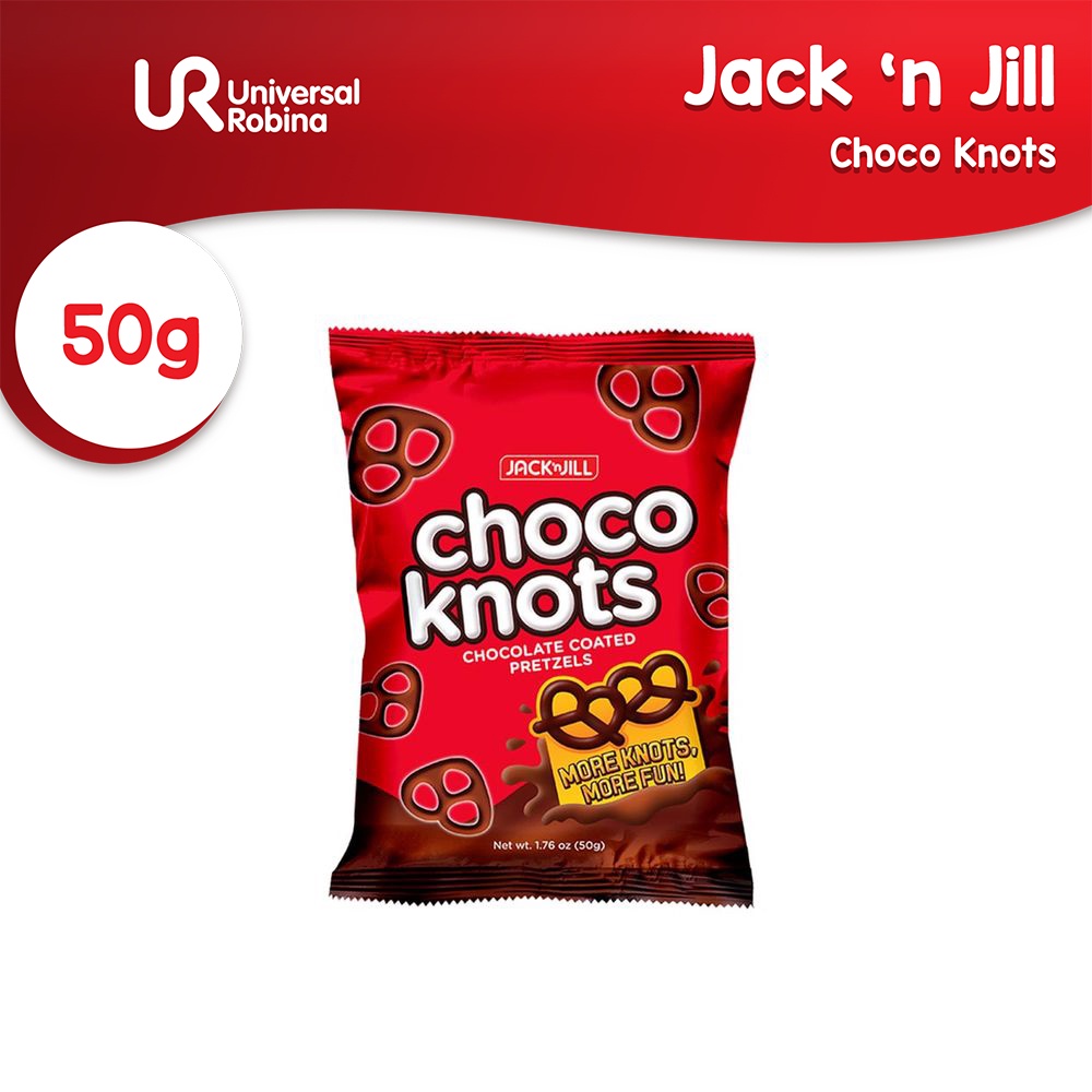 JNJ Choco Knots (50g) | Shopee Philippines