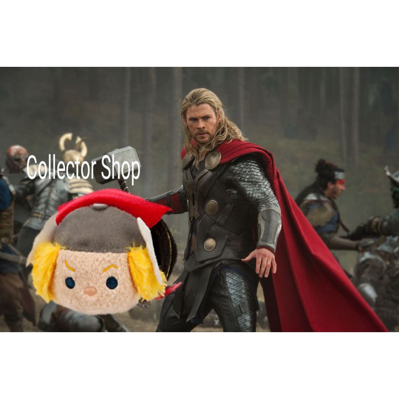 Thor Marvel Movie Character Plush Toy Doll stuffed Patung Tsum tsum ...
