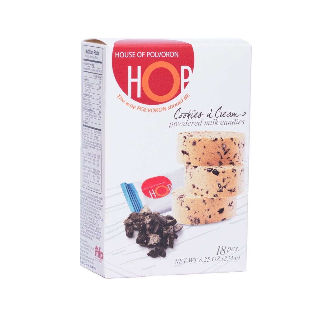 House of Polvoron Cookies n' Cream Box 18pcs 234g | Shopee Philippines