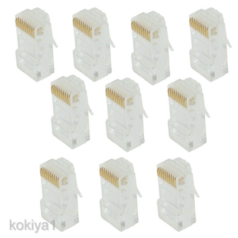 10pc RJ50 Module Network Connector Module Clear | Shopee Philippines