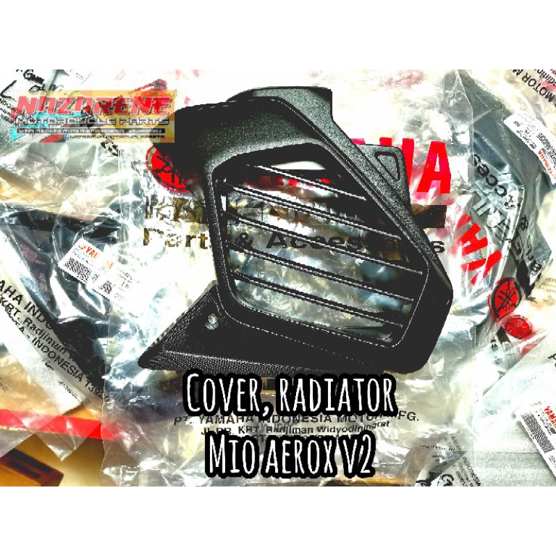 Yamaha Aerox V2 Radiator cover / Yamaha genuine cover radiator | Shopee ...