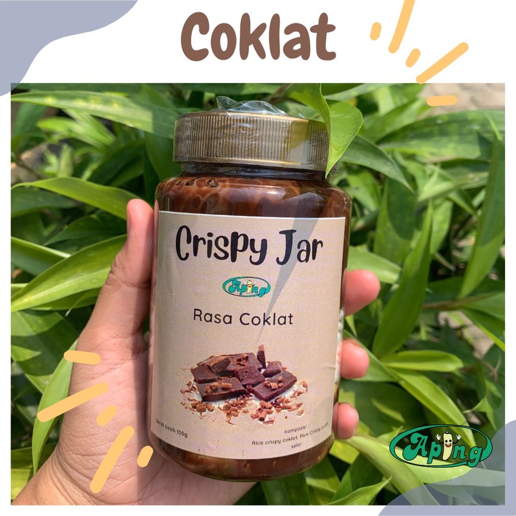Crispy JAR Chocolate 300ML // CRISPY JAR Delicious | Shopee Philippines