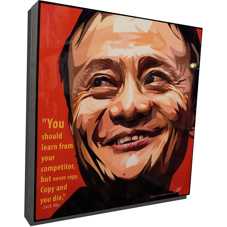 Jack Ma Alibaba Poster and print POP ART Painting on Canvas ...