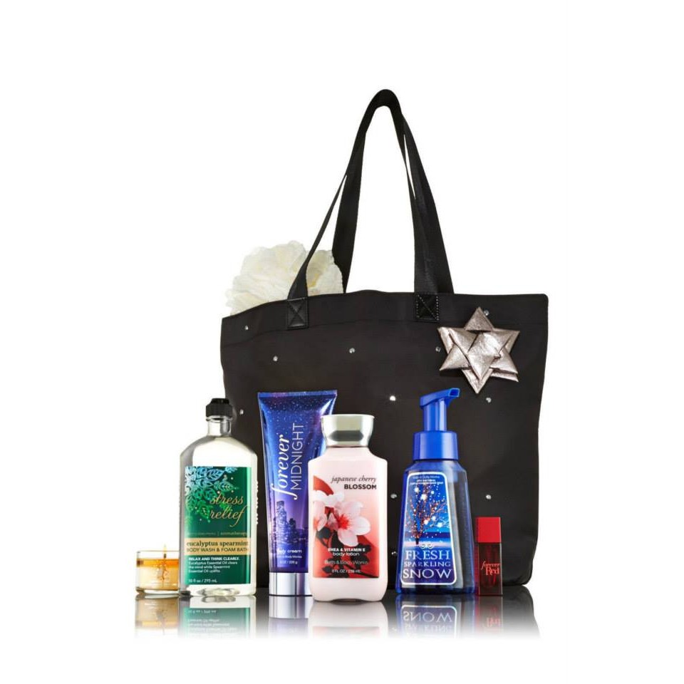 Bath & Body Works Black VIP Tote Bag (Bag Only) | Shopee Philippines