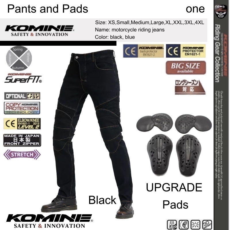 【Komine Pants】Japanese KOMINE Riding Jeans，Motorcycle Jeans，Casual Jeans Pants，Cycling Pants ...