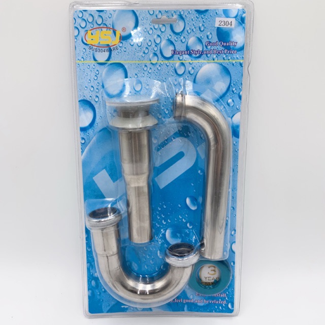 SUS 304 Stainless Lavatory P Trap with Flip Up (1-1/4") | Shopee ...