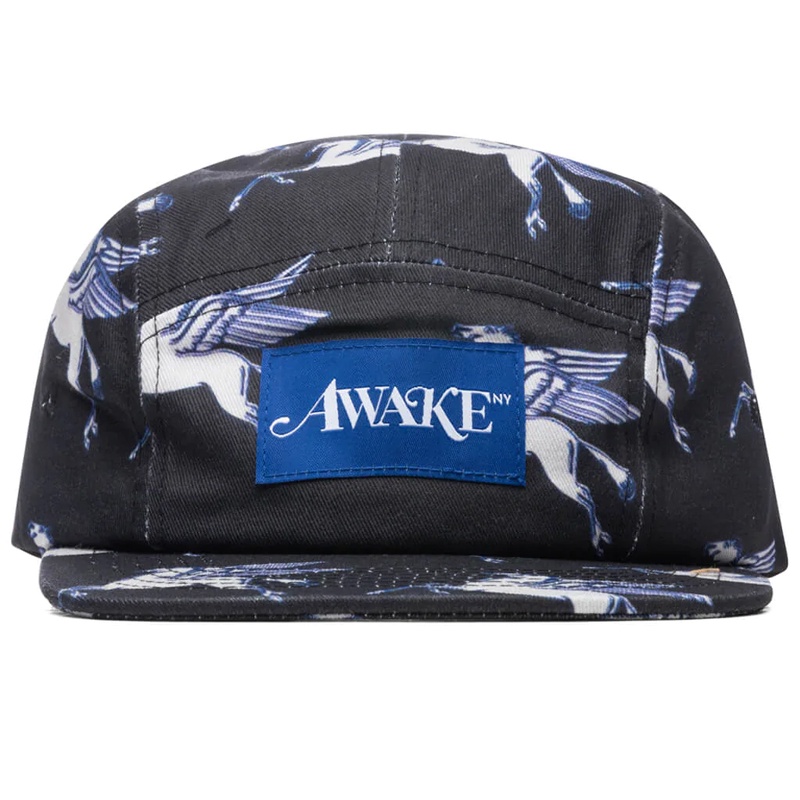Awake Pegasus 5 Panel Cap ( Black ) | Shopee Philippines
