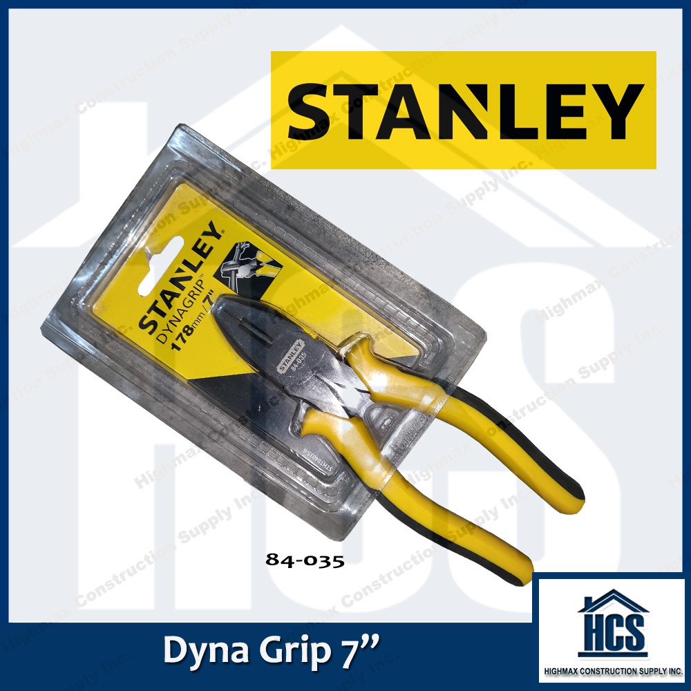 Stanley Dyna Grip 7" Lines man Plier | Shopee Philippines