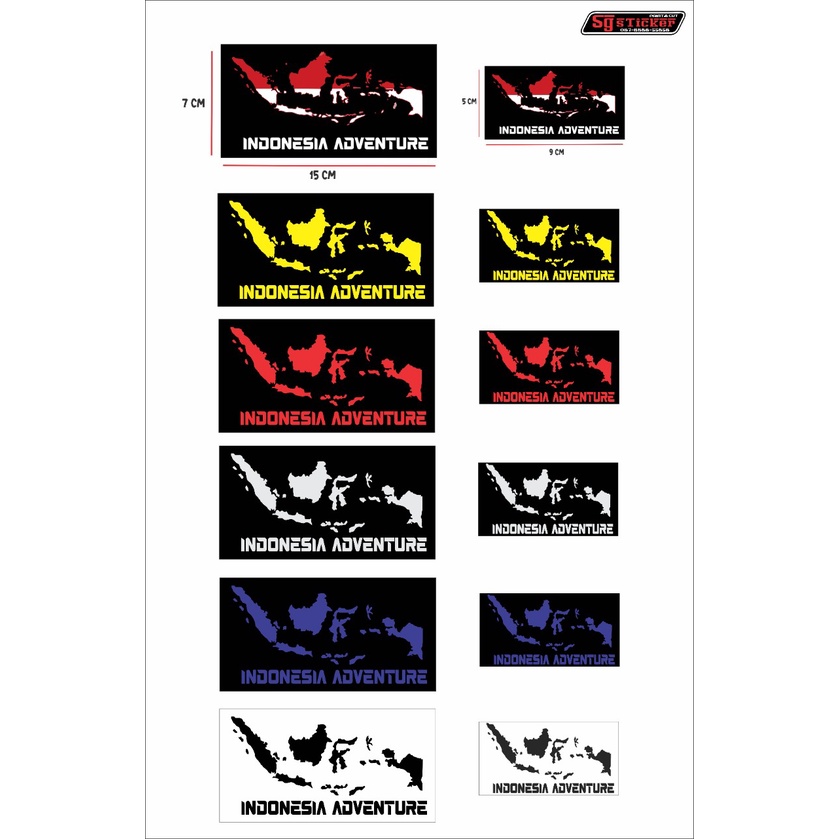 Indonesian Map Cutting Sticker | Shopee Philippines