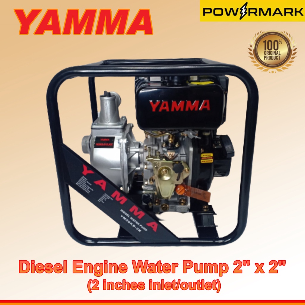 YAMMA Diesel Engine Water Pump 2" x 2" (2 inches inlet/outlet ...