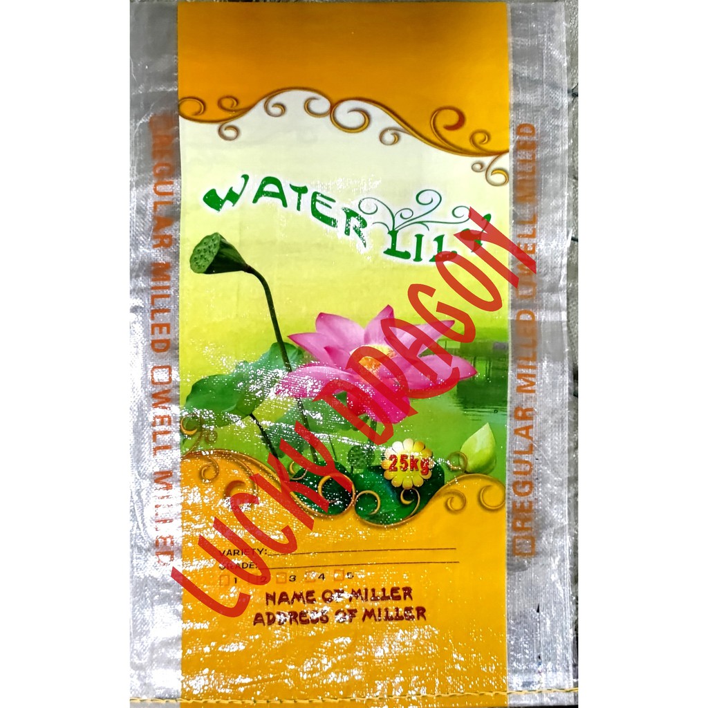 Water Lily Rice Bigas Sako Waterproof 25Kg Mall Supermarket Quality ...