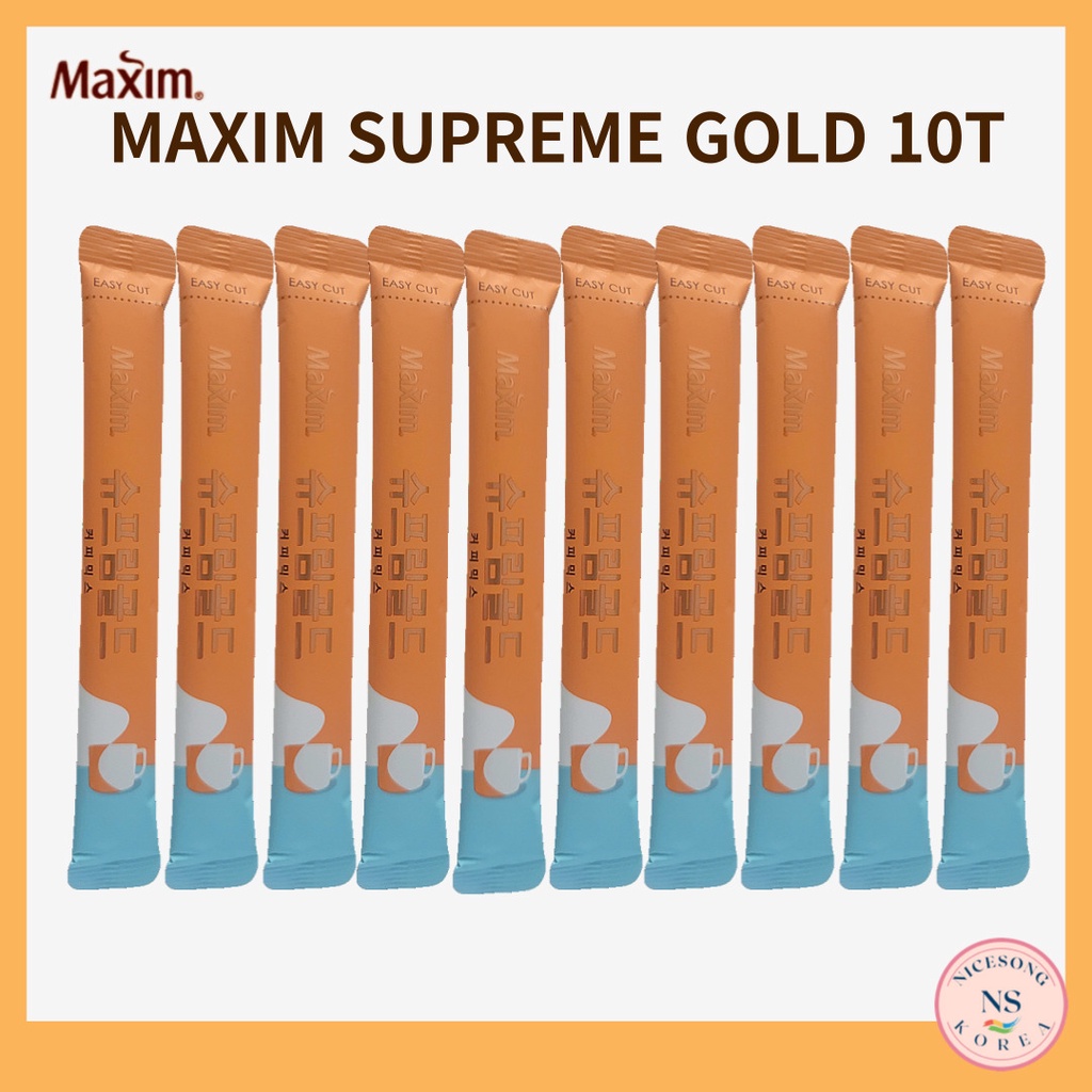 [MAXIM]Supreme Gold Stick Coffee 10T MAXIM Coffee KOREA (No Box ...