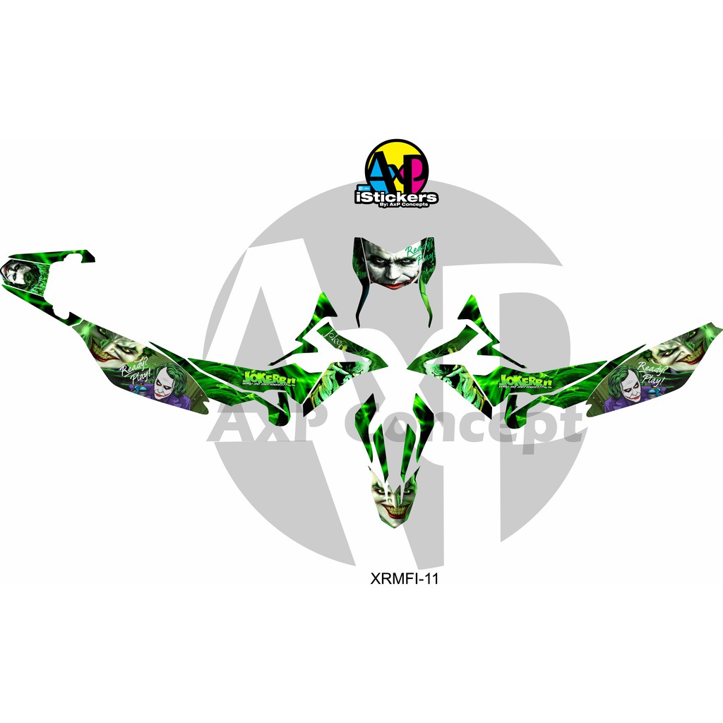 Honda XRM 125 FI Decal Kit XRMFI-11 | Shopee Philippines