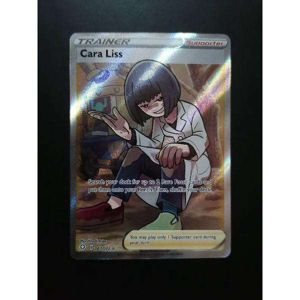 Pokemon: Cara Liss 067/072 Full Art Ultra Rare Pokemon TCG | Shopee ...