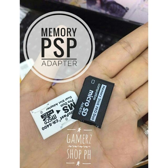 PSP MicroSD to Pro Duo Memory Stick Adapter 16GB 32GB | Shopee Philippines