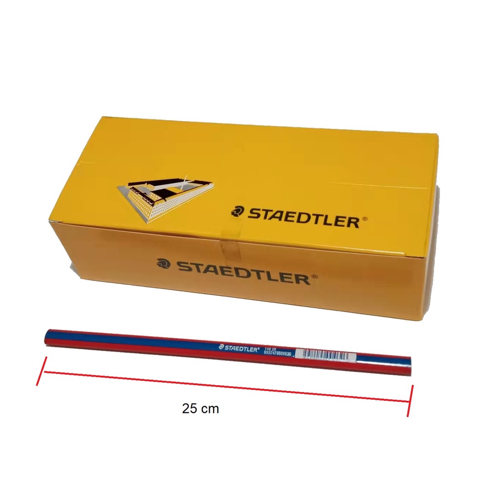 STAEDTLER Carpenters Pencil / Pencil Kayu 148 25 | Shopee Philippines