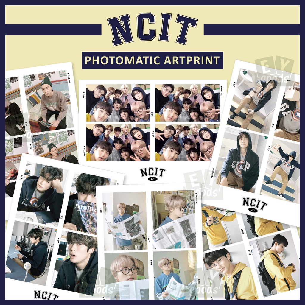 Art Print Photomatic NCIT nct 127 wall Decor poster Photostrip nct ...