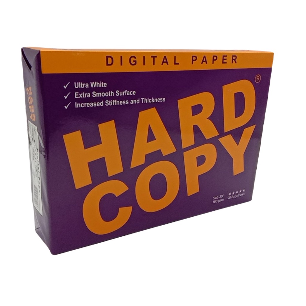 1 Ream Hard Copy 100gsm Bond Paper Digital Paper Substance 30 | Shopee ...