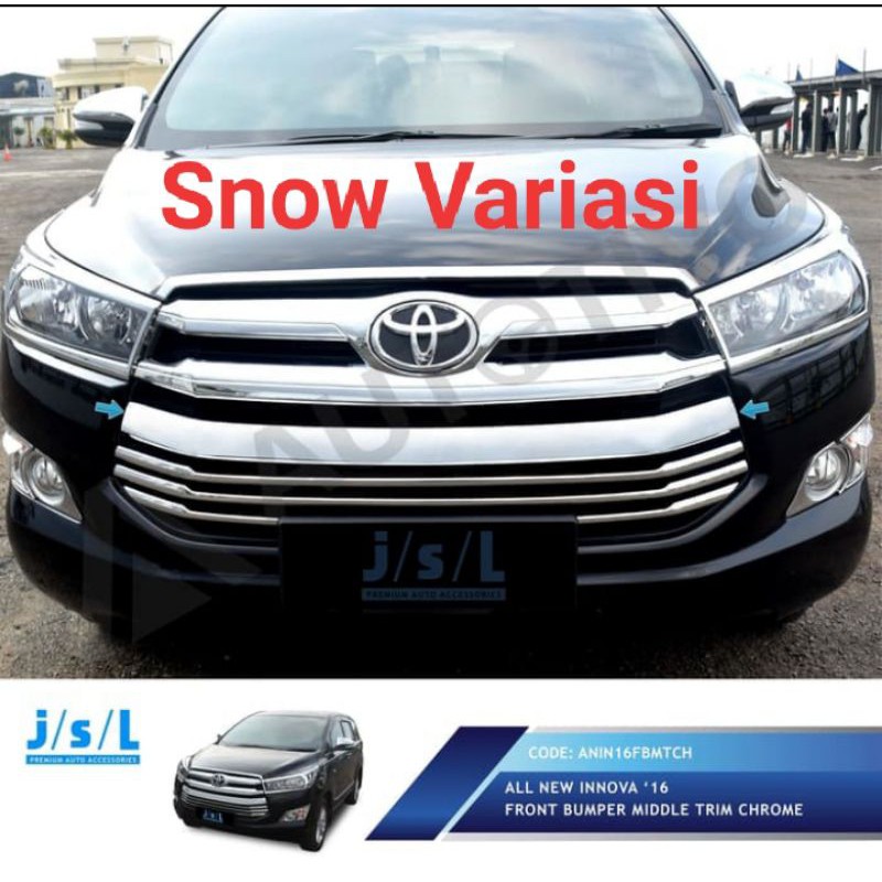 All New Innova chrome front grill front grille middle bumper trim ...