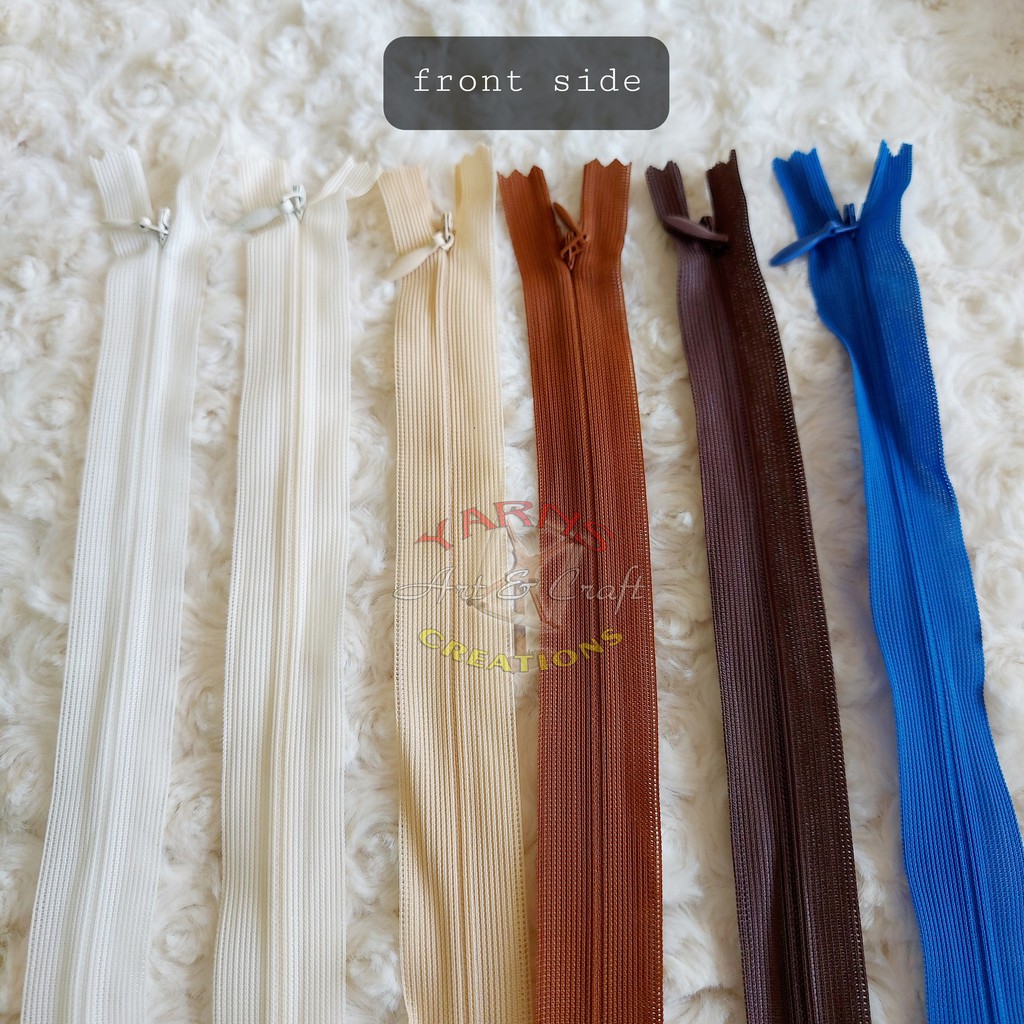 5 PC. NYLON MAGIC/ INVISIBLE ZIPPER - LENGTH: 8 INCHES | Shopee Philippines