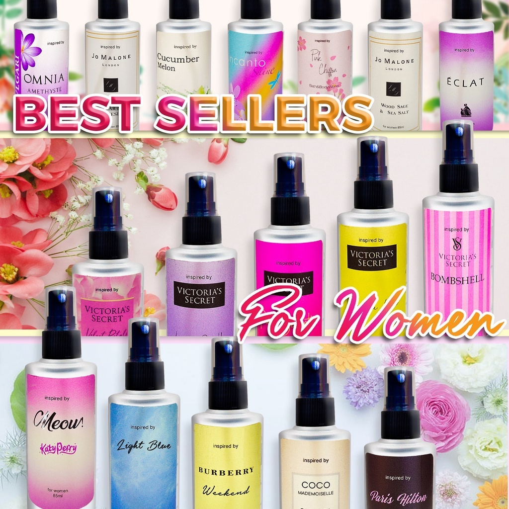 Best Seller Oil Base Perfume Fragrance For Women Scent 85ml | Shopee ...