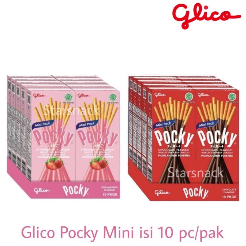 Pocky Mini Chocolate / Strawberry (10 boxes) | Shopee Philippines