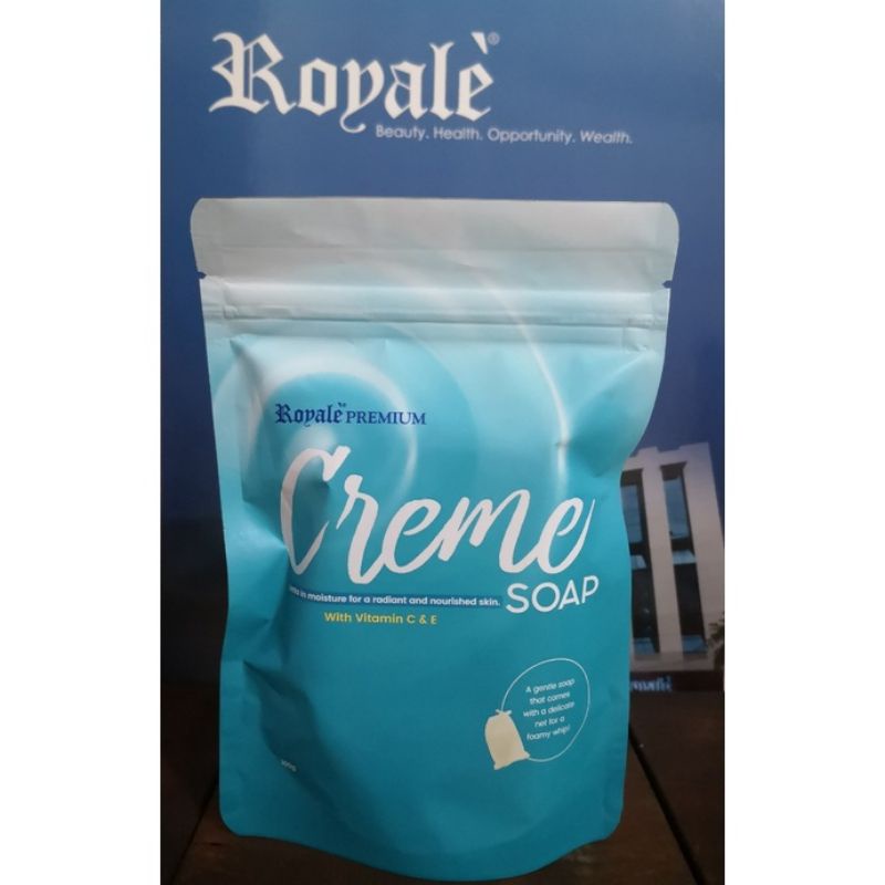 miks ROYALE PREMIUM CREME SOAP WITH VITAMIN C AND E (with net) | 100g ...