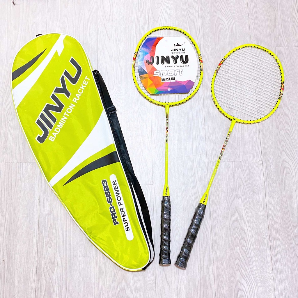 bag Of 2 cheap high-quality badminton rackets with shockproof bag (sold ...