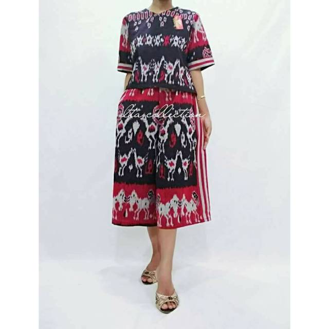 Jepara woven suit with sumba motif | Shopee Philippines