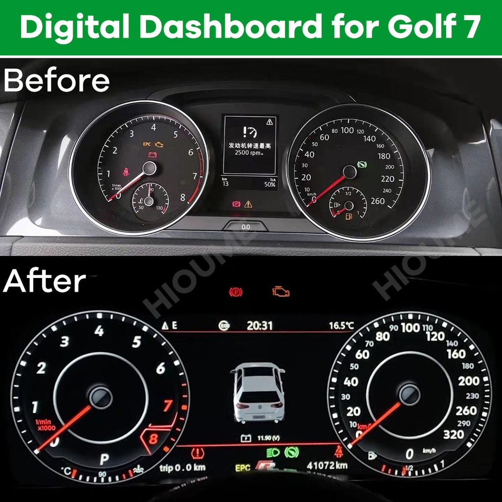 Digital Dashboard Panel Virtual Instrument Cluster CockPit LCD ...