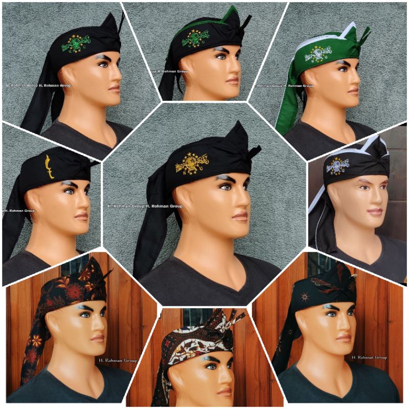 Aneka-kurung-kurung Embroidered Head Scarf N Sunda-Kurung NU Head Scarf ...