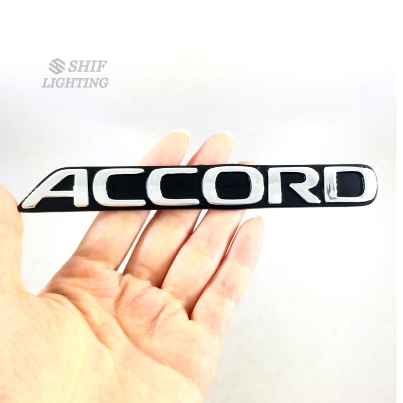 1 x ABS Accord Letter Logo Car Auto Trunk Lid Emblem Badge Sticker ...