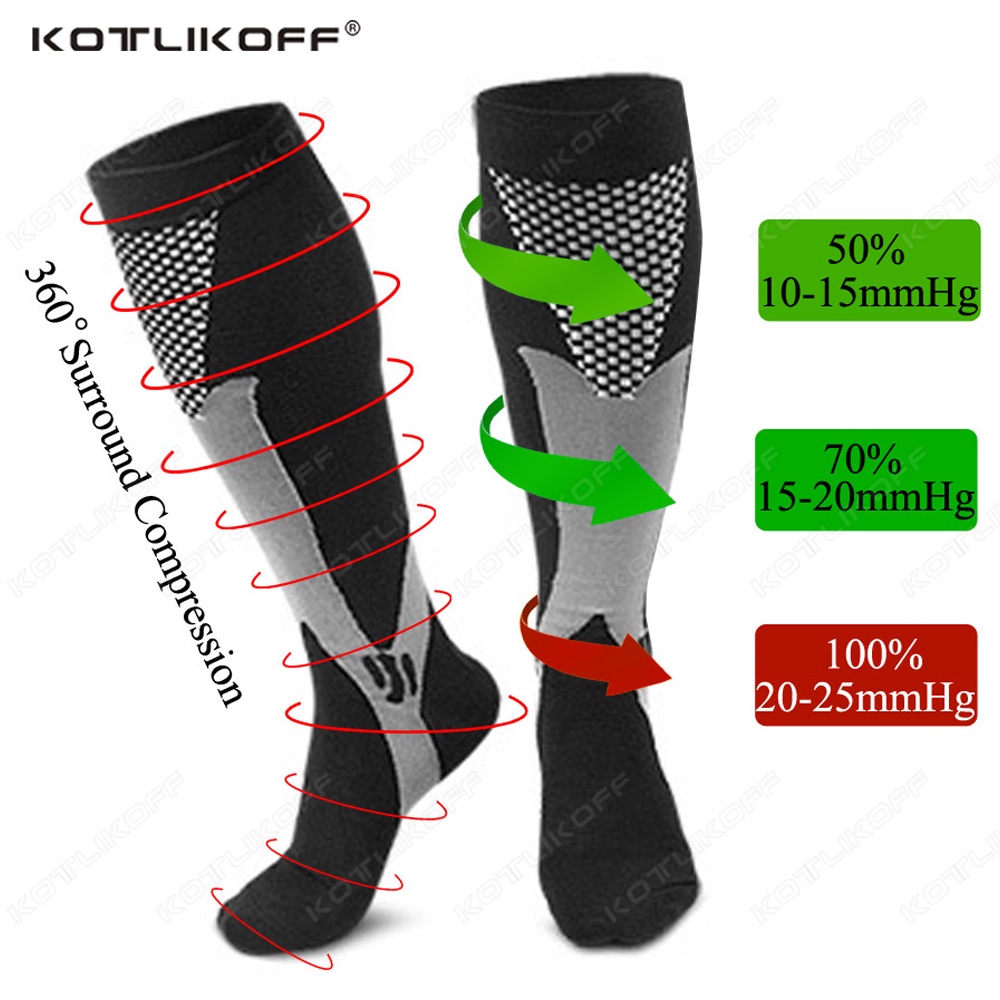 2PCS Compression Stockings Pad Blood Circulation Promotion Slimming ...