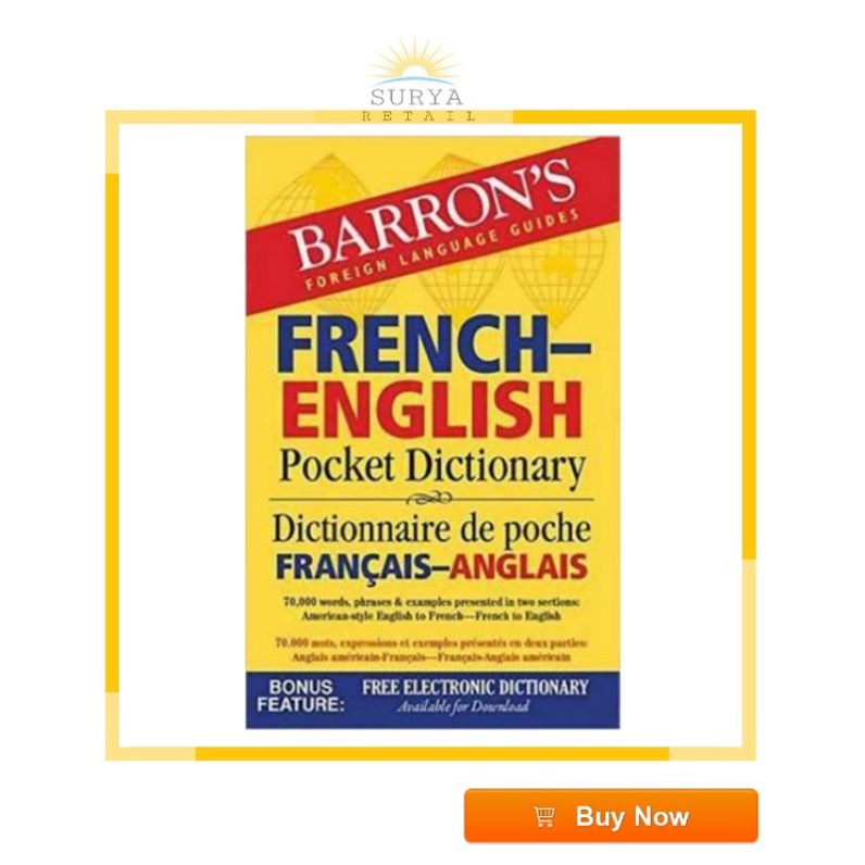 Original Barron's French-English Pocket Dictionary: 70,000 words ...