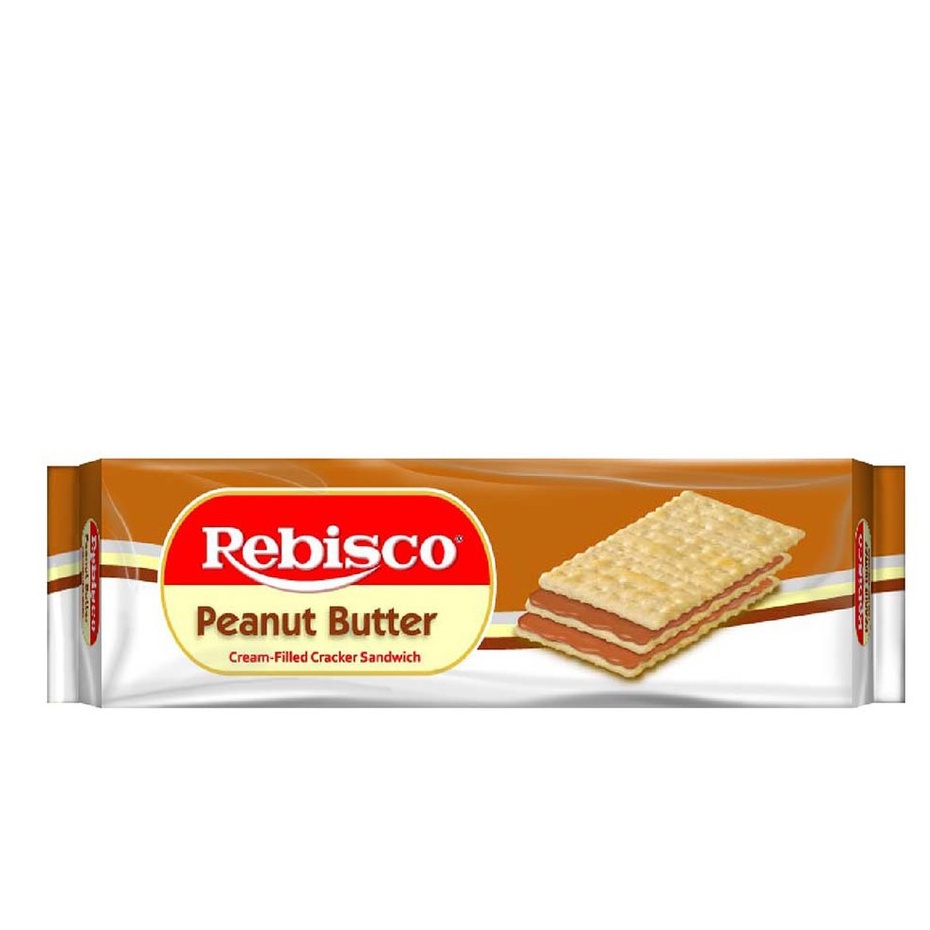 Rebisco Sandwich Peanut Butter 33g x 10pcs | Shopee Philippines