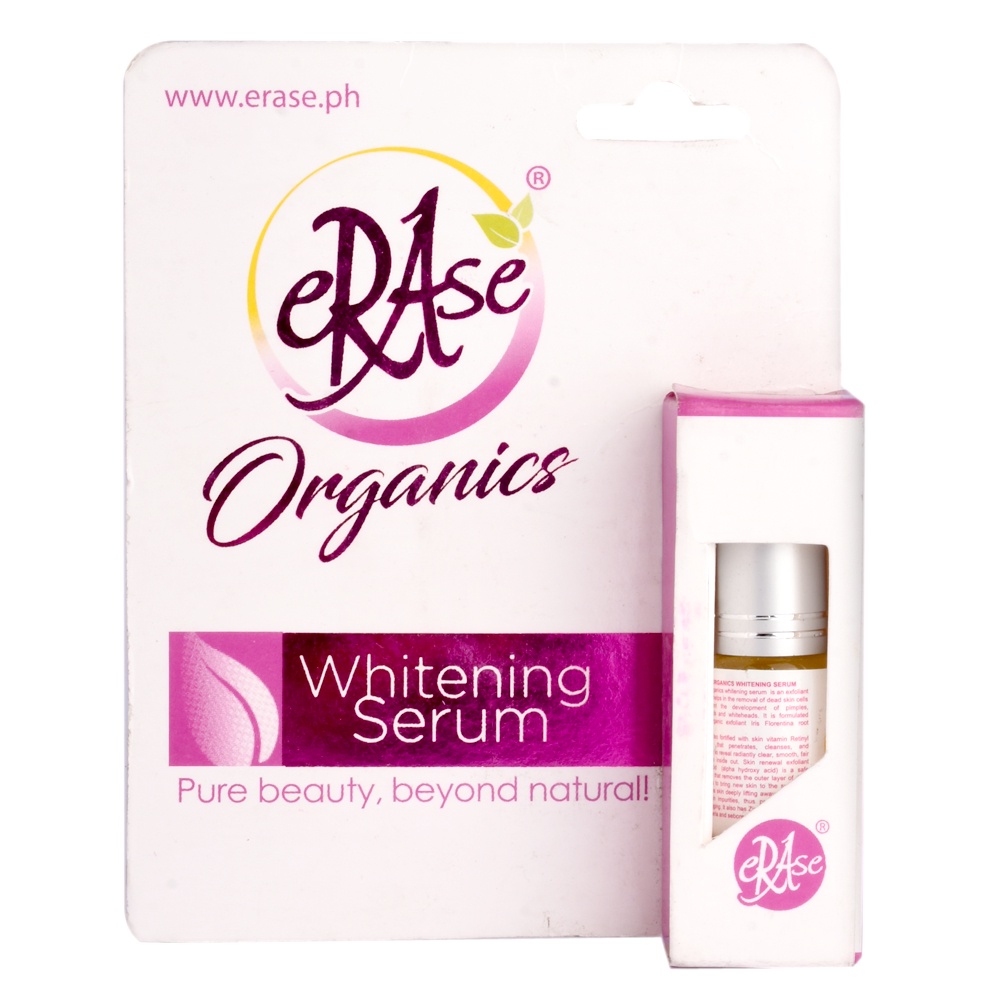 ERASE Organics Whitening Serum 7ml | Shopee Philippines