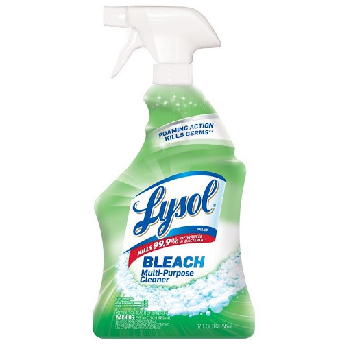 Lysol Bleach Multi-Purpose Cleaner 946 mL, Kills 99.9% of Viruses ...