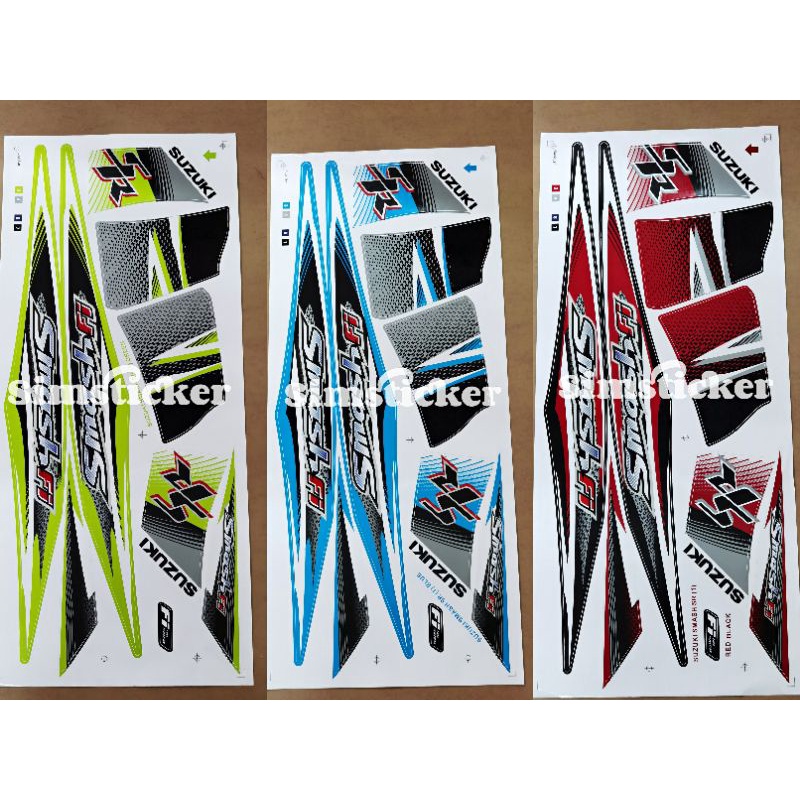 SUZUKI SMASH SR FI (1) BODY STICKER | Shopee Philippines